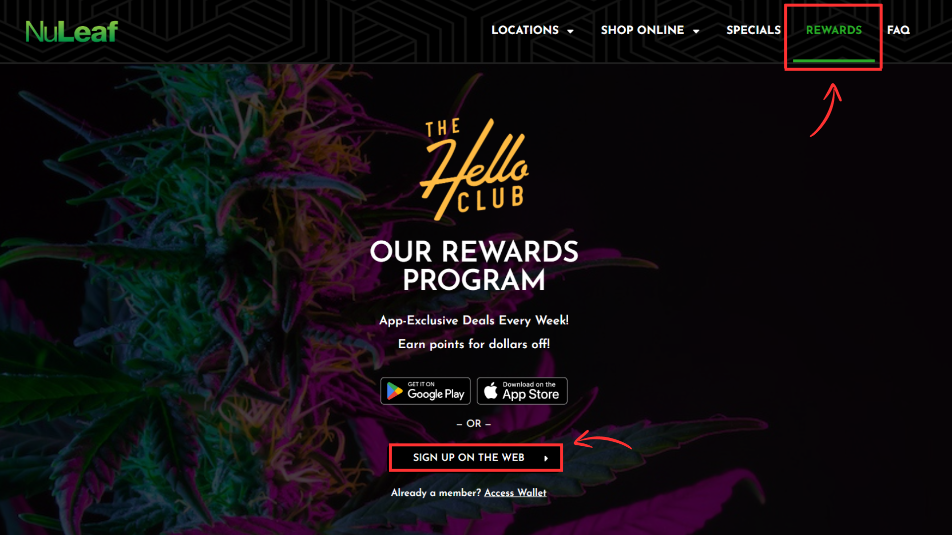 How do I join The Hello Club to begin earning points? – NuLeaf